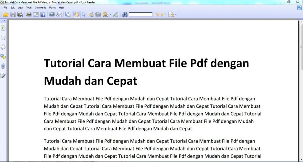 Cara Membuat File Pdf dengan Mudah
