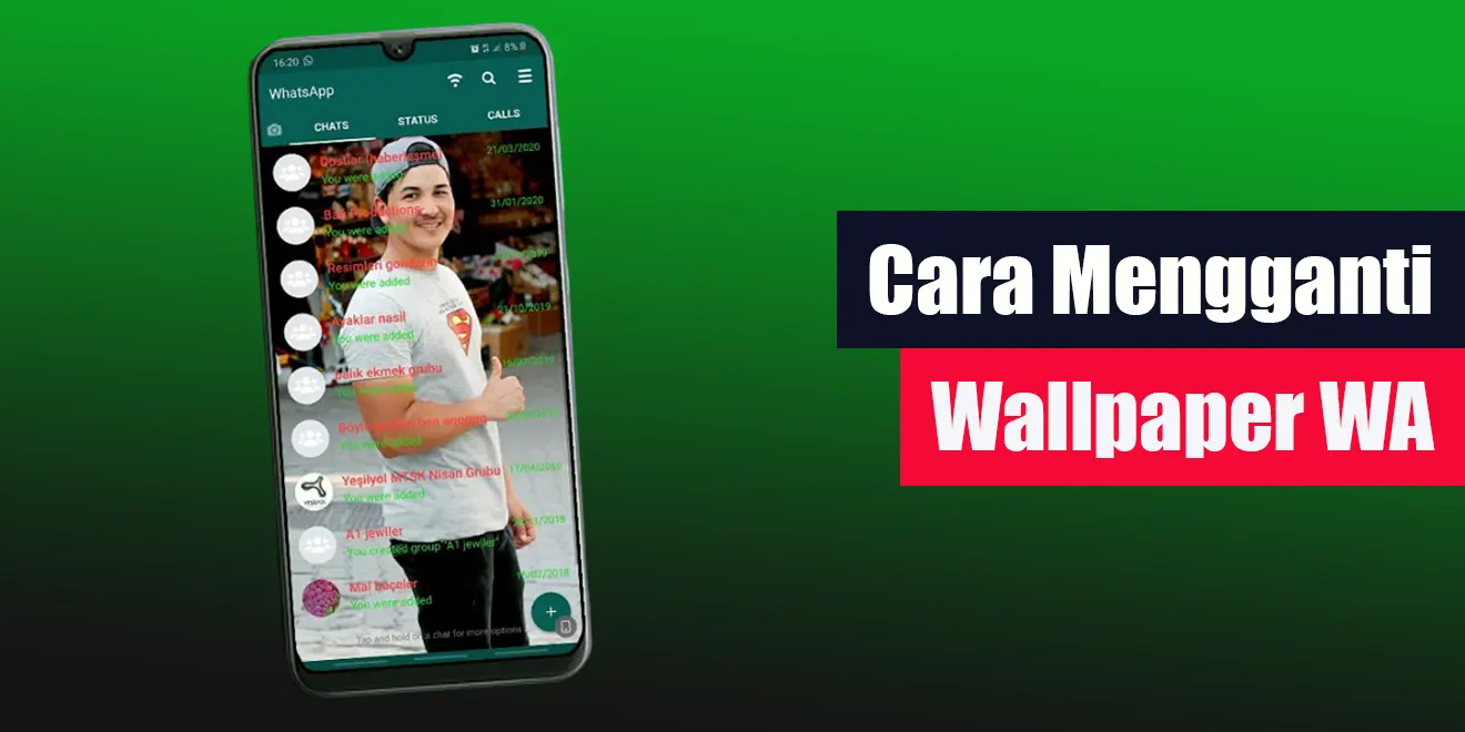 Cara Mengganti Wallpaper WA Layar Utama | LintasWarganet.com