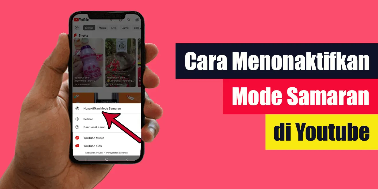 Cara Menonaktifkan Mode Samaran di YouTube | LintasWarganet.com