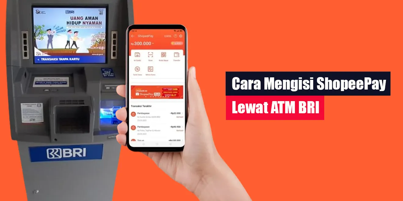 Cara Mengisi ShopeePay Lewat ATM BRI | LintasWarganet.com