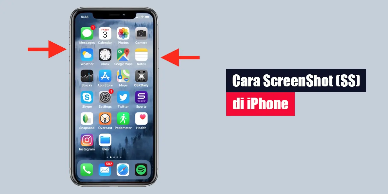 Cara Screenshot (SS) di iPhone | LintasWarganet.com