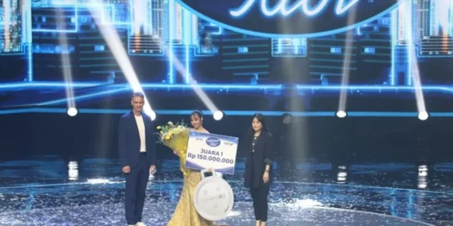 Celyna Resmi Juara Indonesian Idol XIV, Tangis Haru Pecah di Panggung ...