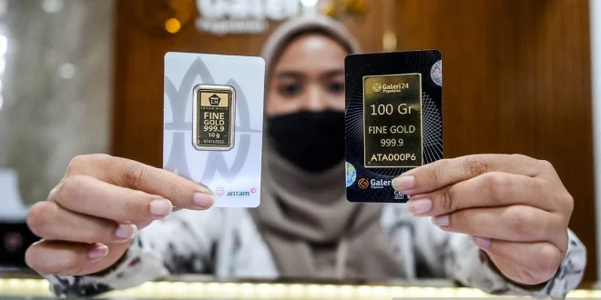 Harga Emas Kembali Rontok, Daftar Harga Tiga Jenama di Pegadaian Hari ...